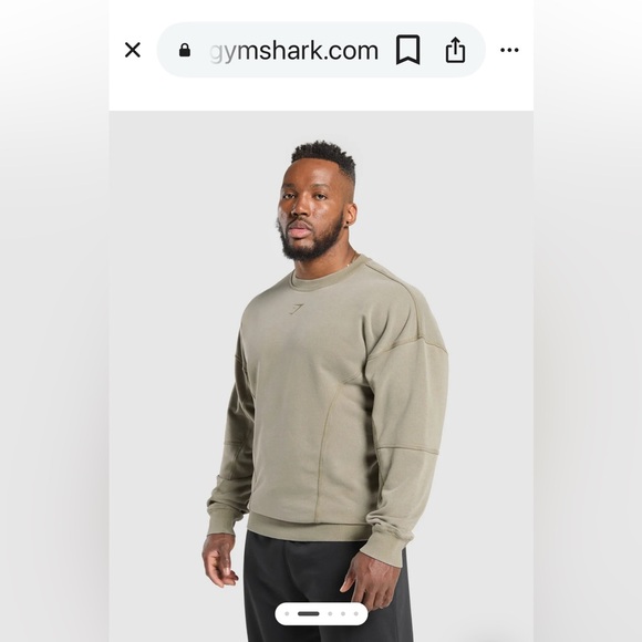 Gymshark | Shirts | Gymshark Lifting Club Heritage Washed Crew Utility ...